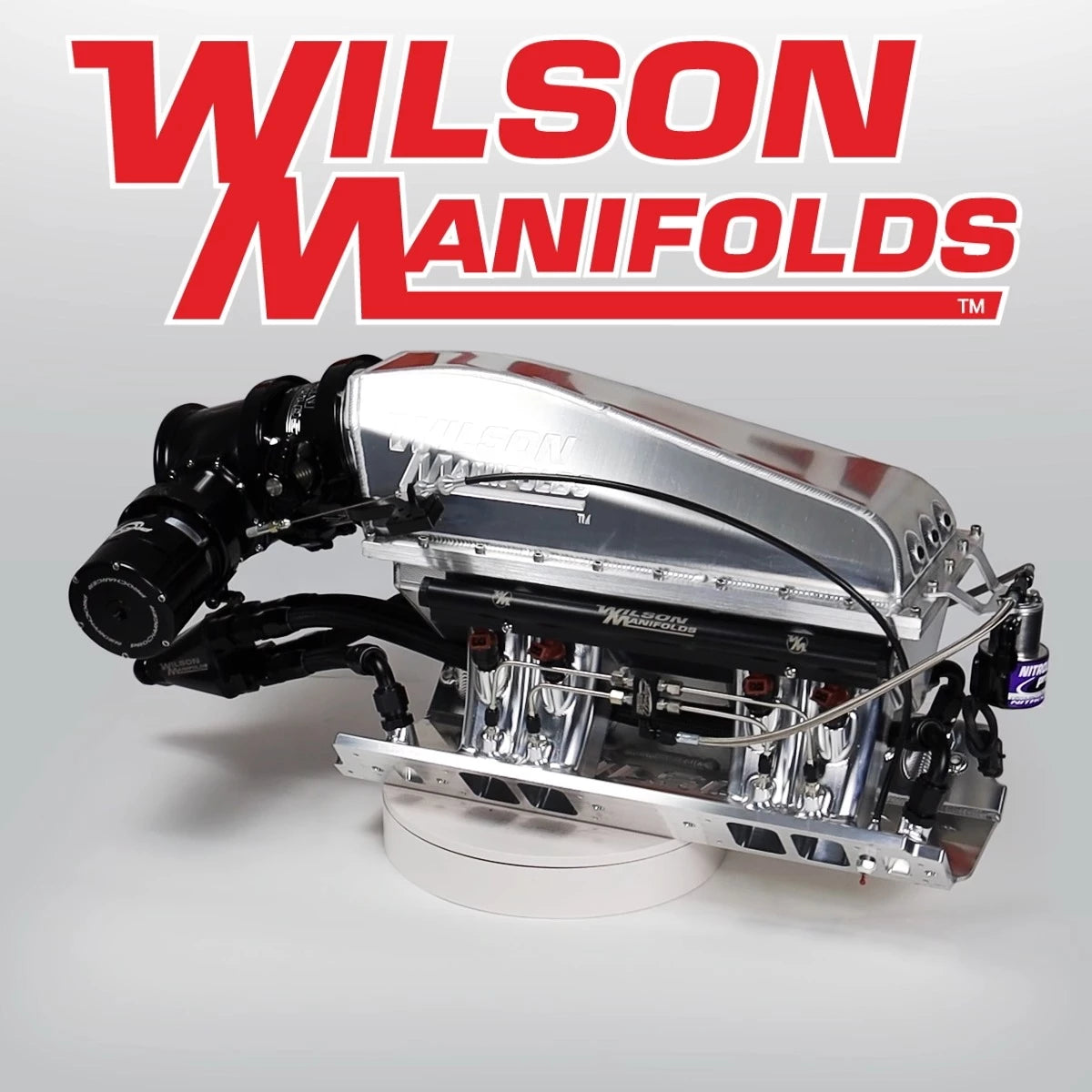 BBC Custom Fabricated Billet Turbo Top with 123mm throttle body and bl ...
