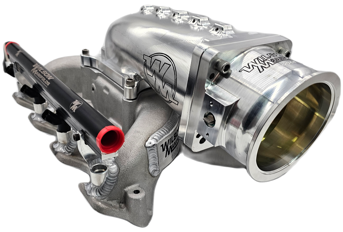 Wilson Manifolds 95-105mm 4150 Billet Elbow w/ Divider