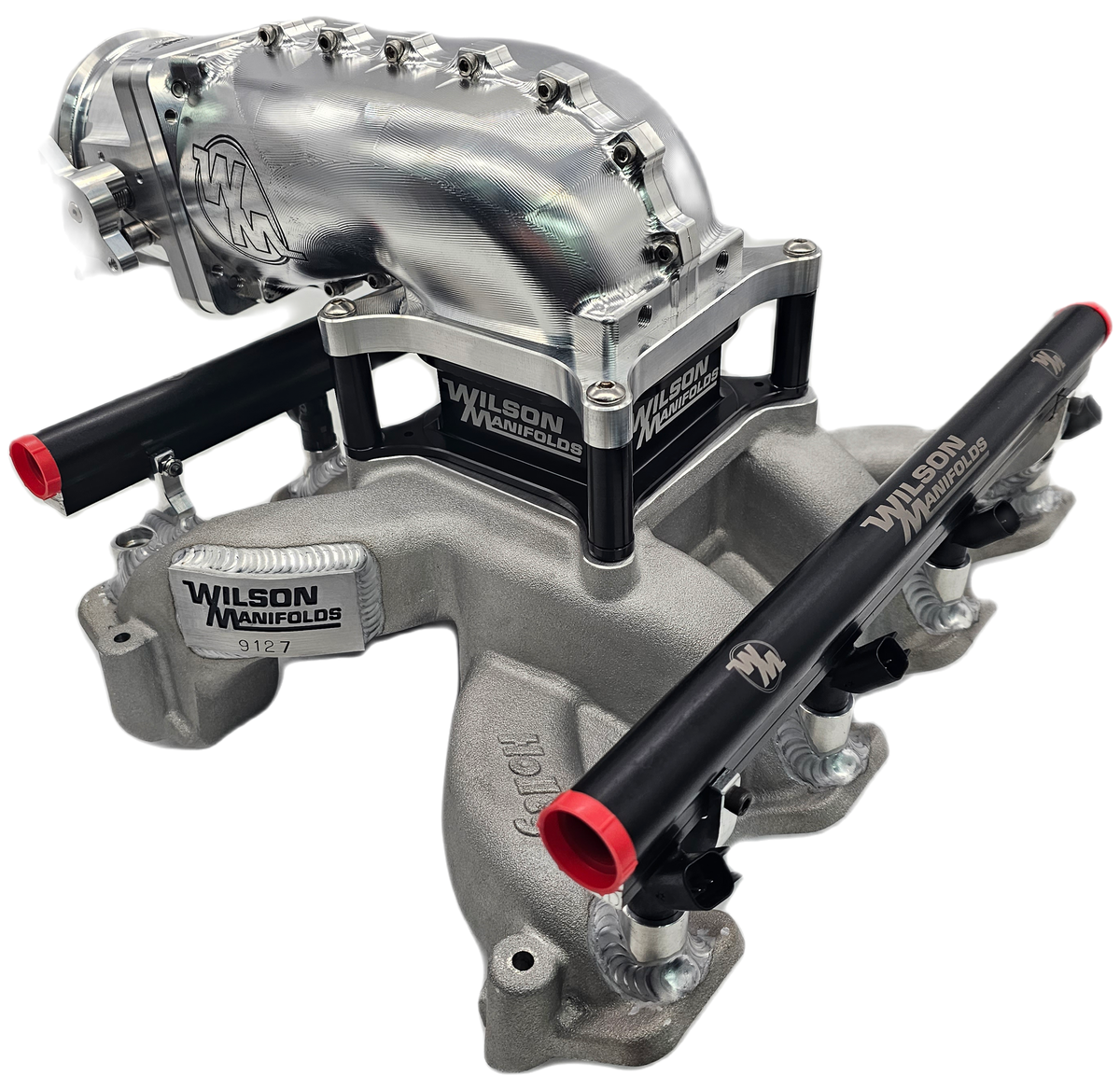 Wilson Manifolds 95-105mm 4150 Billet Elbow w/ Divider