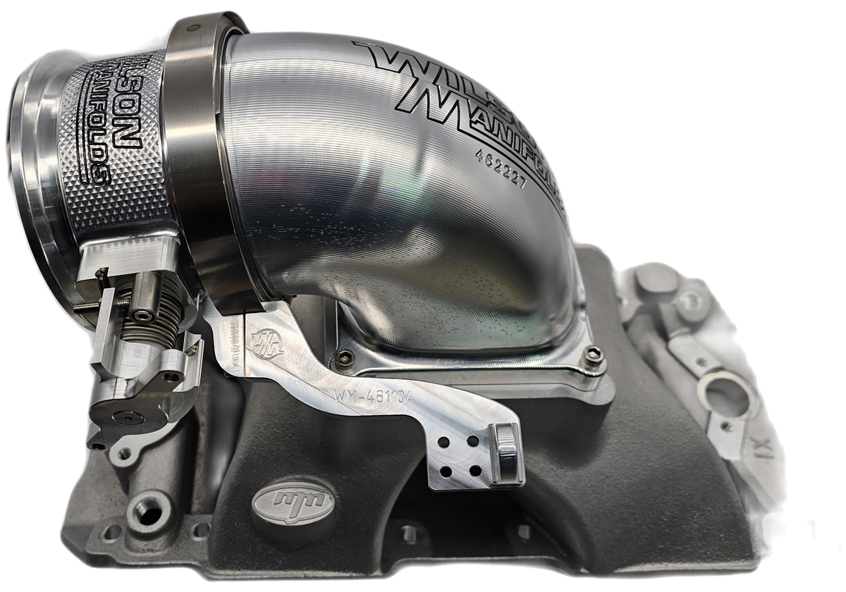 Wilson Manifolds Throttle Body Cable Bracket - Ford Style