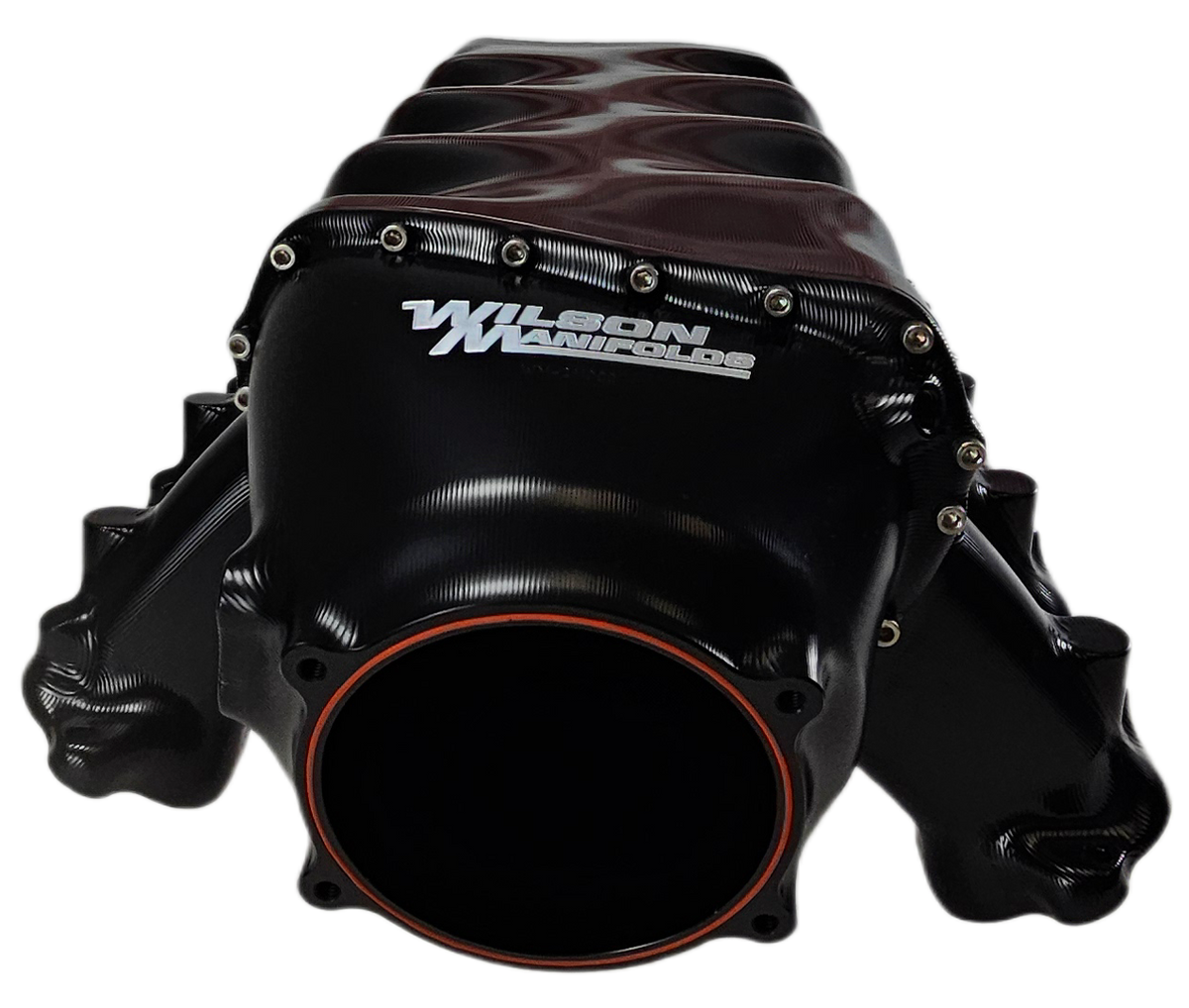 LT1 / LT2 Billet intake manifold Black Anodized – Wilson Manifolds
