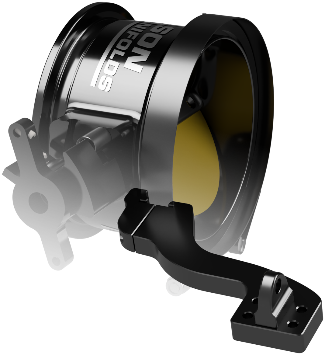 Wilson Manifolds Throttle Body Cable Bracket - Ford Style