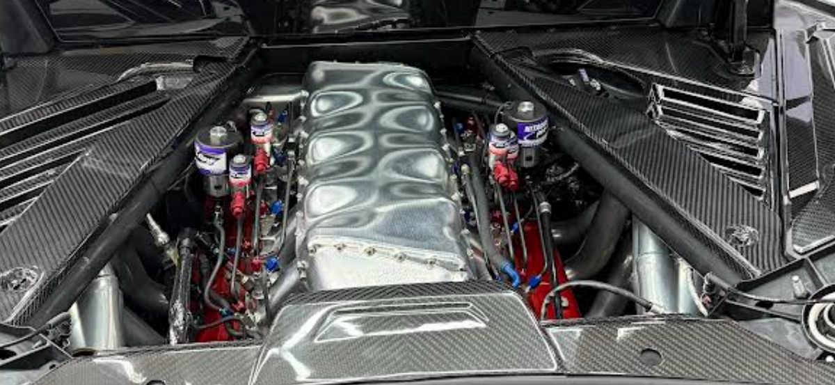 LT1 / LT2 Billet intake manifold with Extra Fuel Rail and Nitrous bung ...