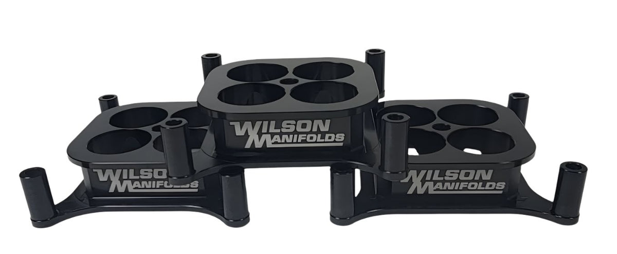 Set of 3 - 4150 - 4 HOLE TAPERED SPACER SET – Wilson Manifolds