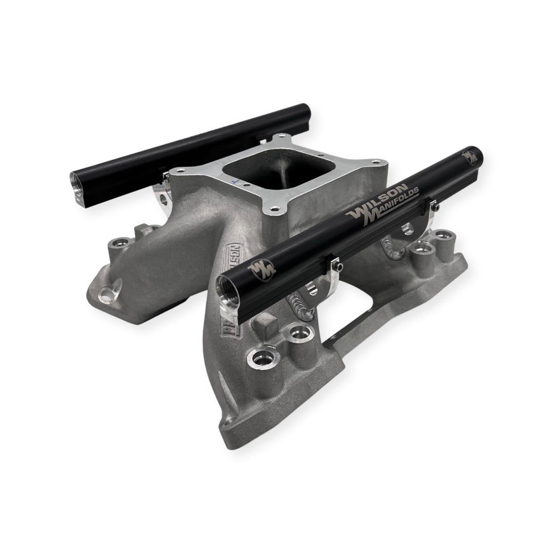 Wilson Profiler 13° SBC Manifold with EFI Conversion – Wilson Manifolds
